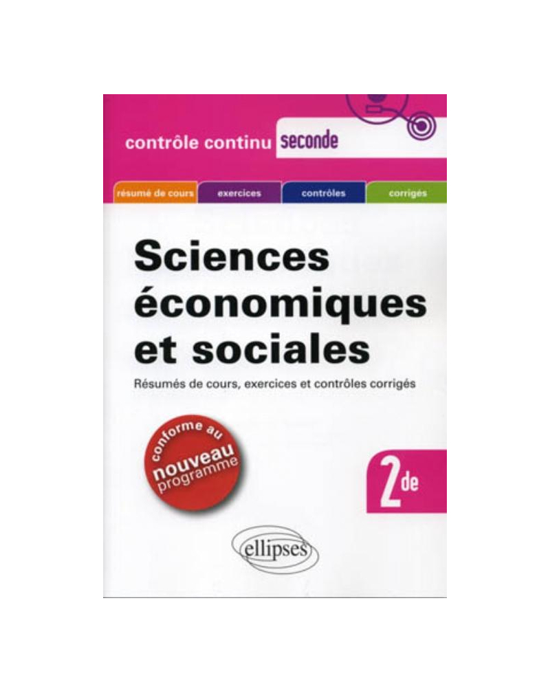 Sciences économiques et sociales - Seconde