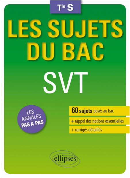 Les sujets du Bac SVT - Terminale S enseignements spécifique et de ...