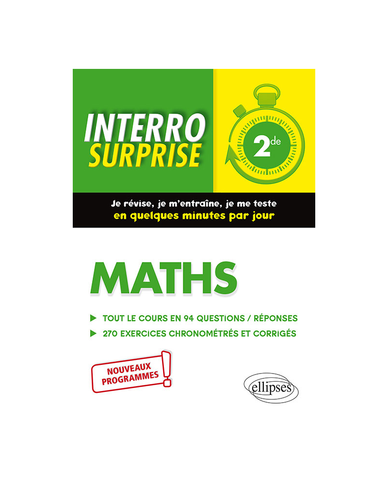 Maths - Seconde - Nouveaux programmes