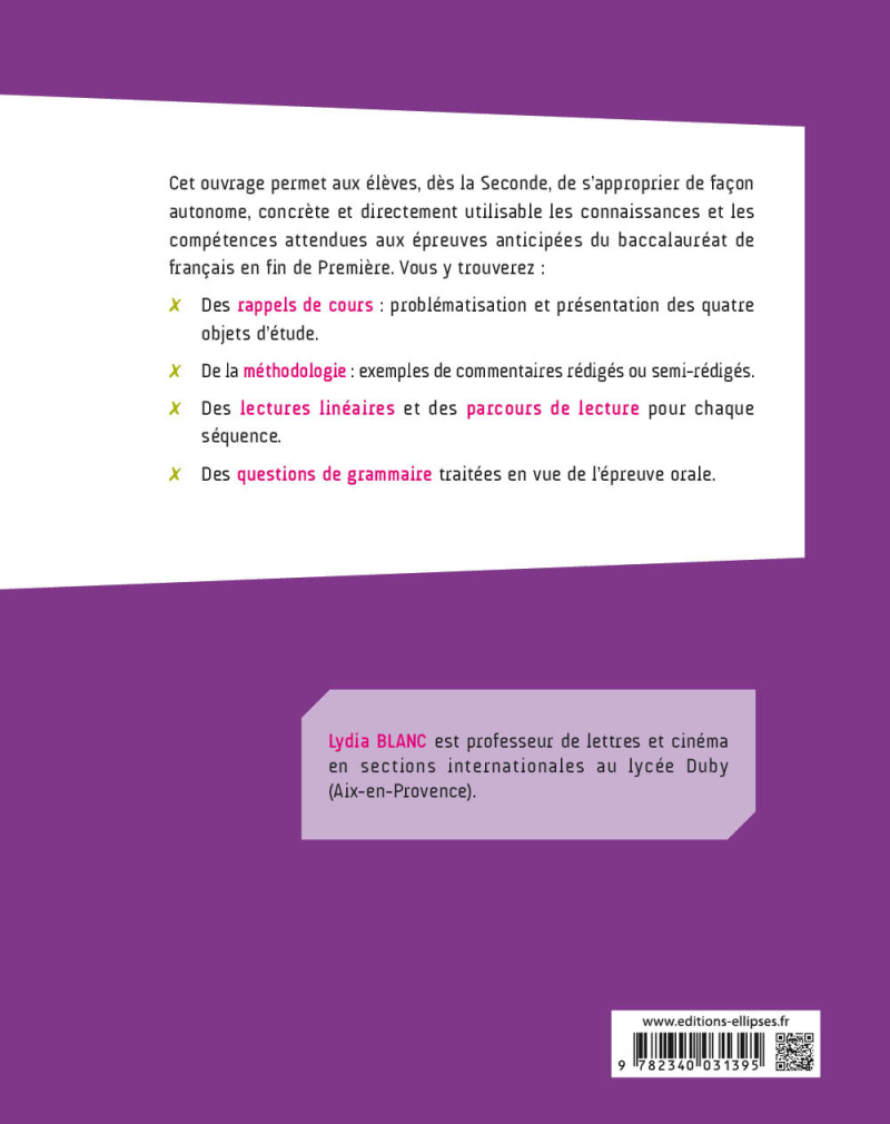 Les clés des épreuves de français en 50 fiches. Seconde. Première ...