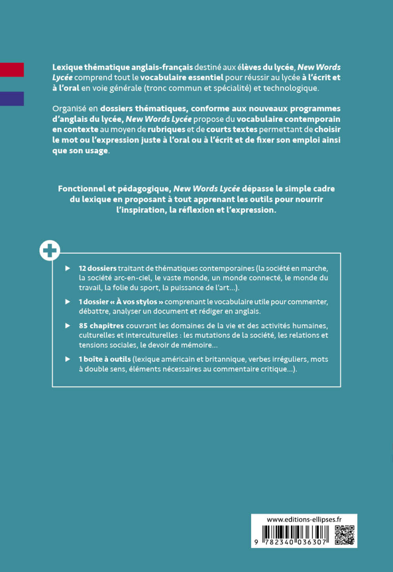 New Words Lycée. Lexique thématique du vocabulaire contemporain anglais ...