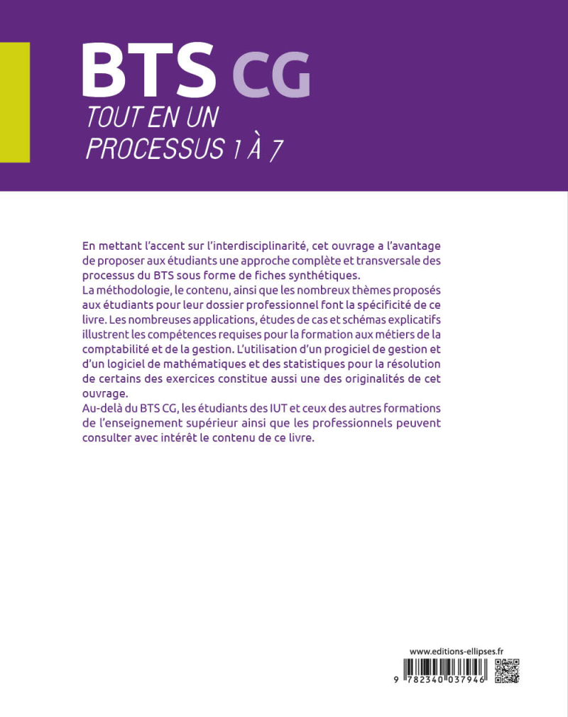 BTS CG - Tout en un processus 1 à 7 - 2e édition