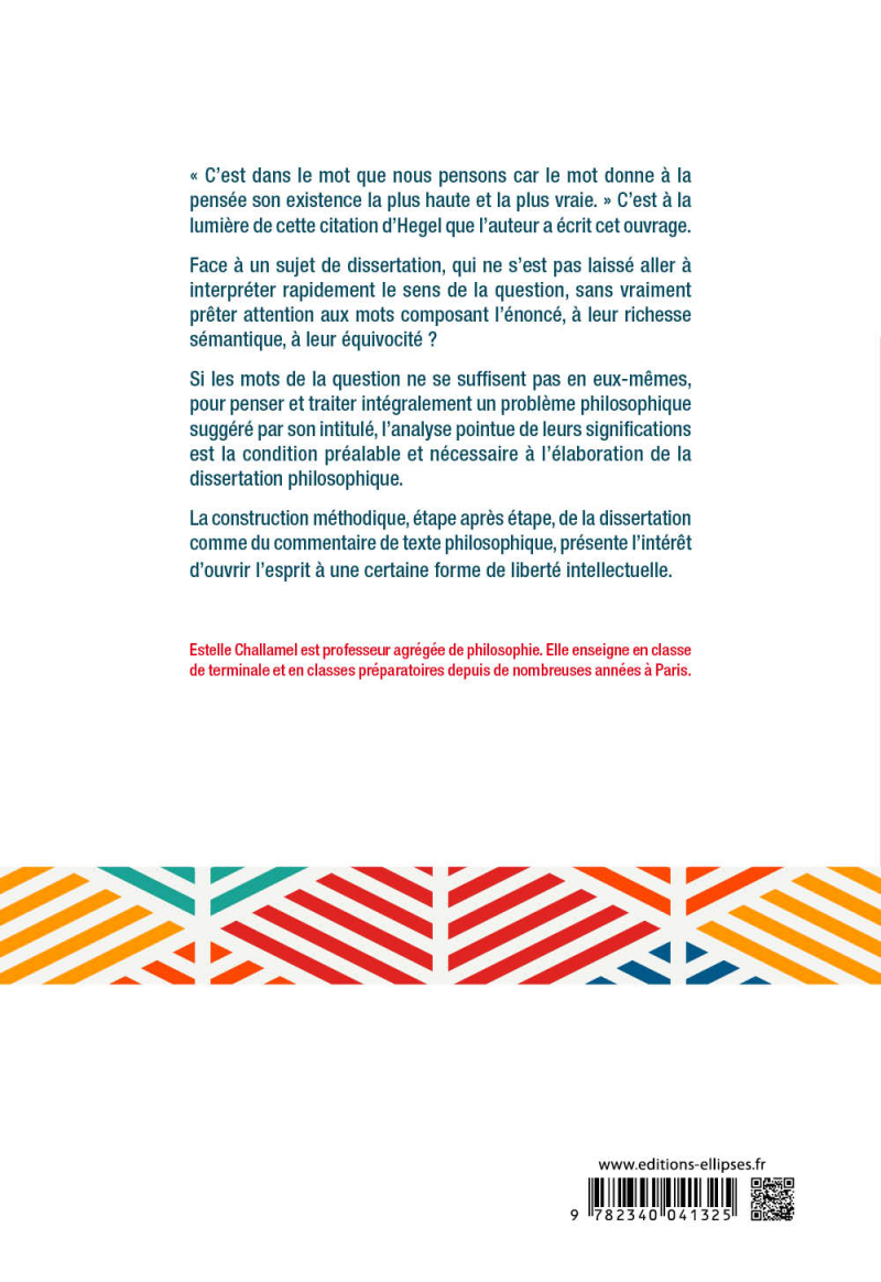 La dissertation et le commentaire de texte en philosophie. La méthode ...