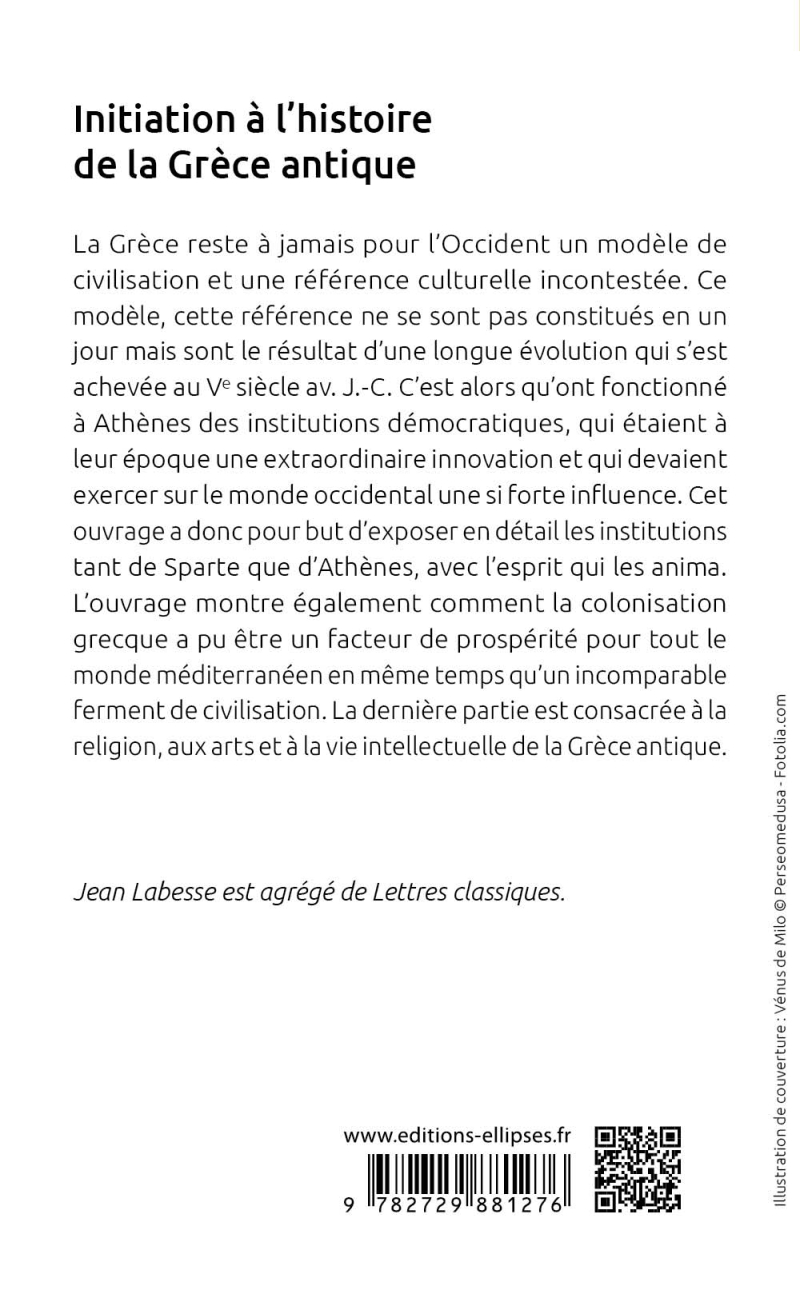 Initiation à l'histoire de la Grèce antique
