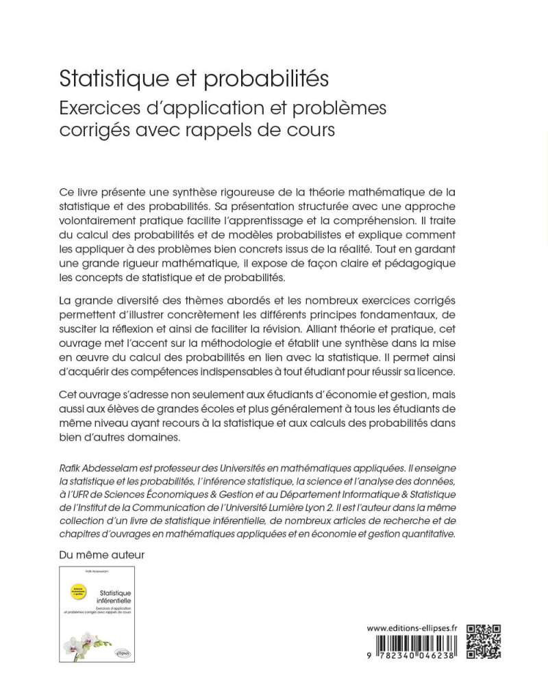 Statistique et probabilités - Exercices d’application et problèmes ...