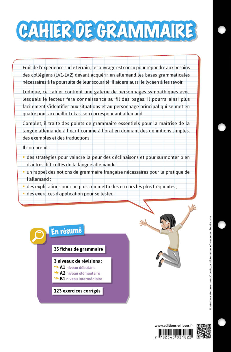 Cahier de grammaire allemande. Fiches et exercices. Tout ce qu'il faut ...