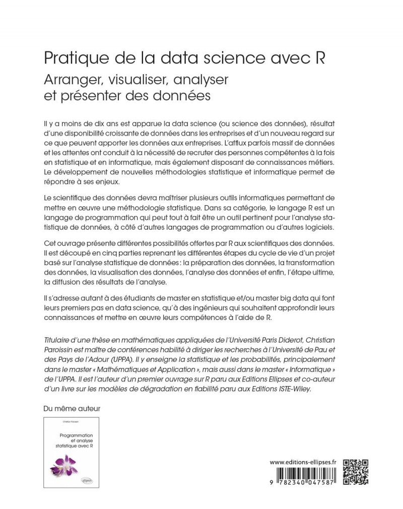 Pratique de la data science avec R - Arranger, visualiser, analyser et ...
