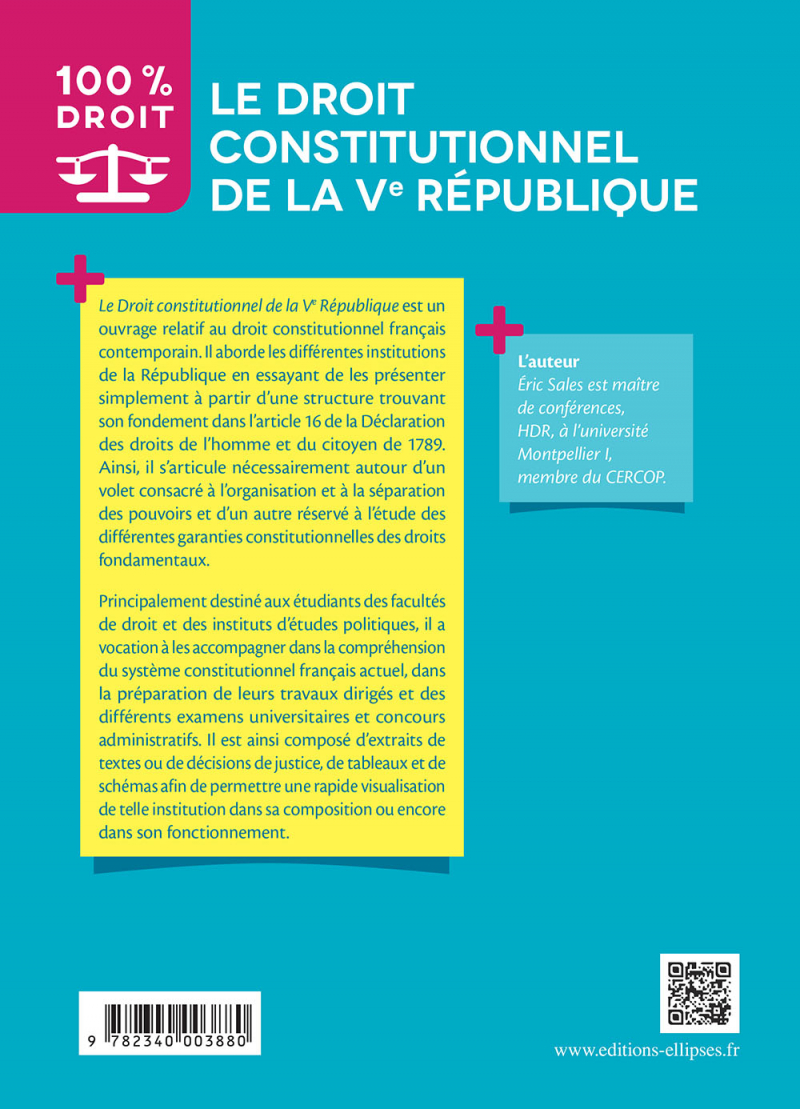 Le Droit constitutionnel de la Ve République