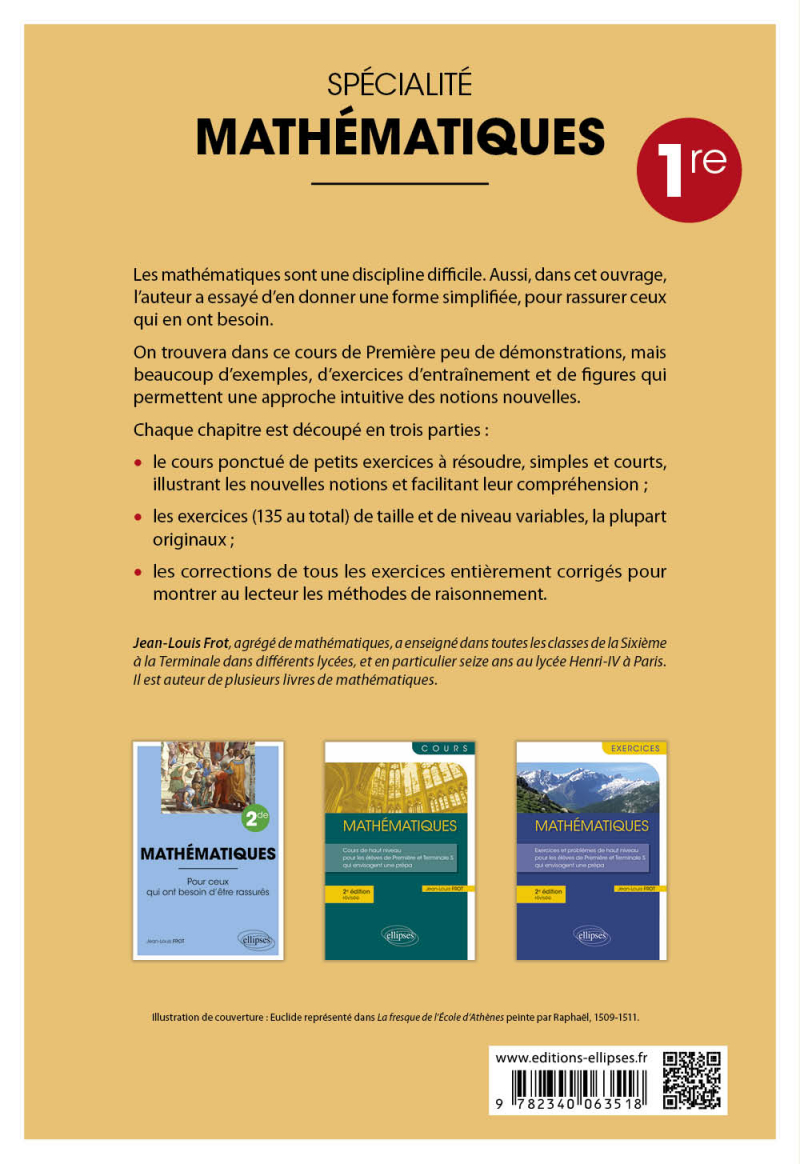 Spécialité Mathématiques - Première - Pour ceux qui ont besoin d'être ...