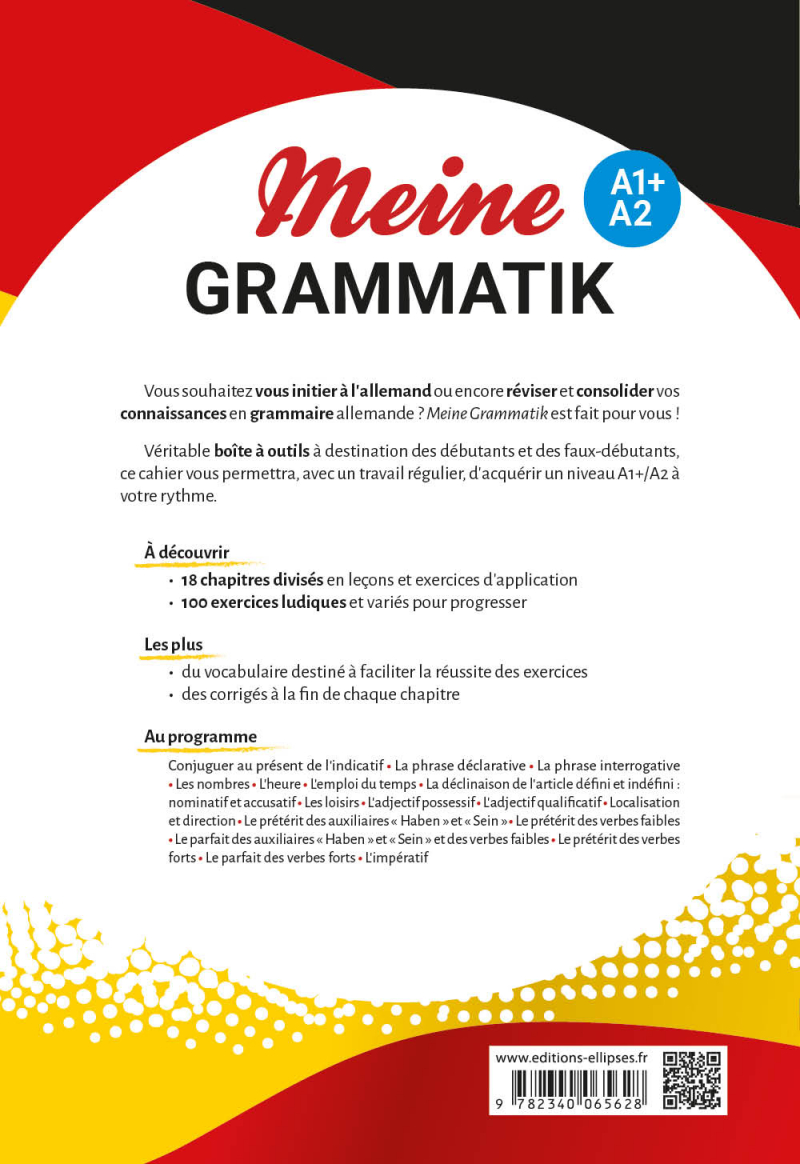 Meine Grammatik A1+/A2 - Cahier pour réviser les bases de la grammaire ...
