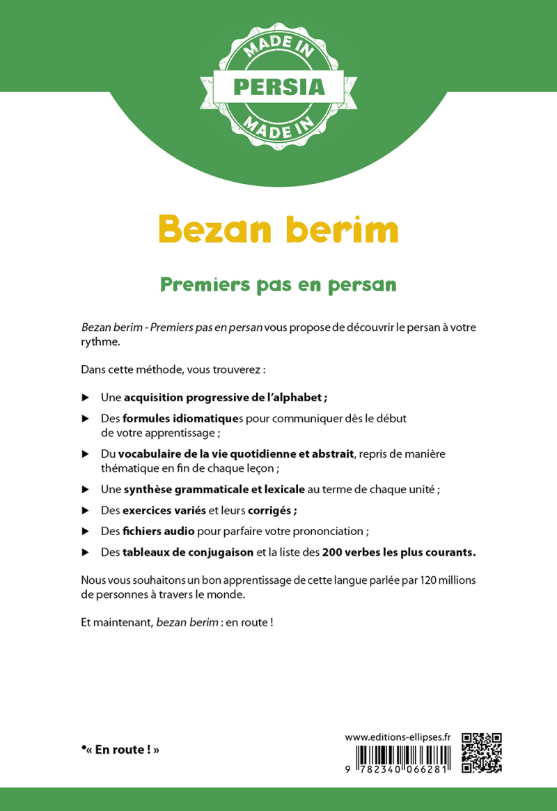 Bezan berim - Premiers pas en persan - A1/A2