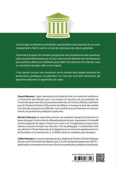 600 questions de culture juridique générale