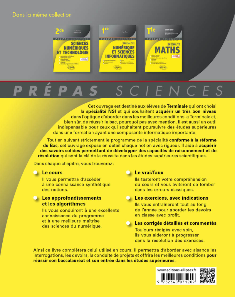 Spécialité Numérique et sciences informatiques - Terminale - 2e édition
