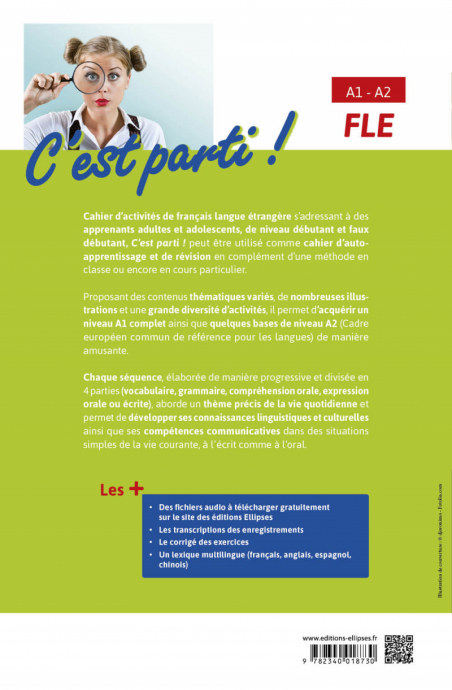 FLE • C'est parti ! Cahier d'activités pour apprendre ou réviser les ...