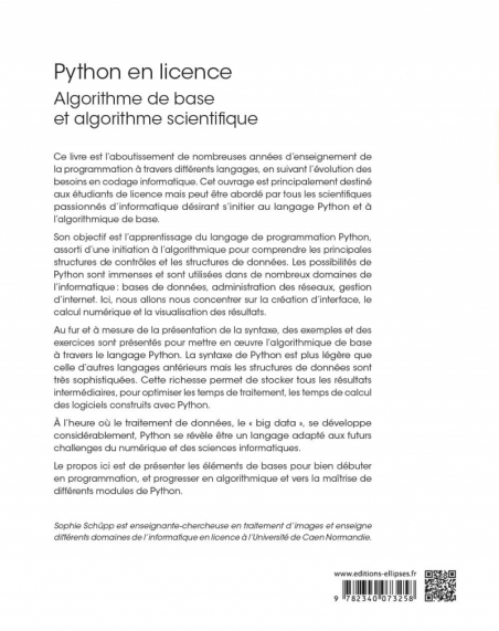 Python en licence - Algorithme de base et algorithme scientifique