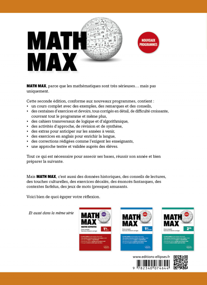 Math Max - Terminale enseignement de spécialité - Cours complet ...