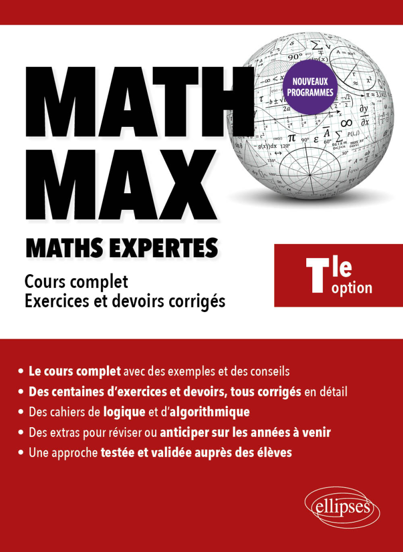 Math Max - Terminale Option Mathématiques expertes - Cours complet ...