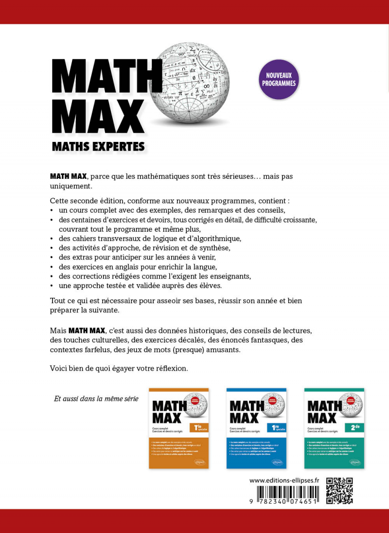 Math Max - Terminale Option Mathématiques expertes - Cours complet ...