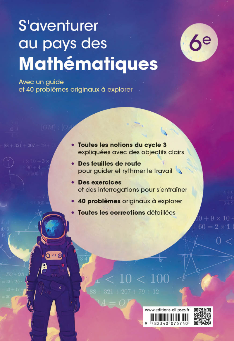 S'aventurer au pays des mathématiques - Niveau 6e - Avec un guide et 40 ...