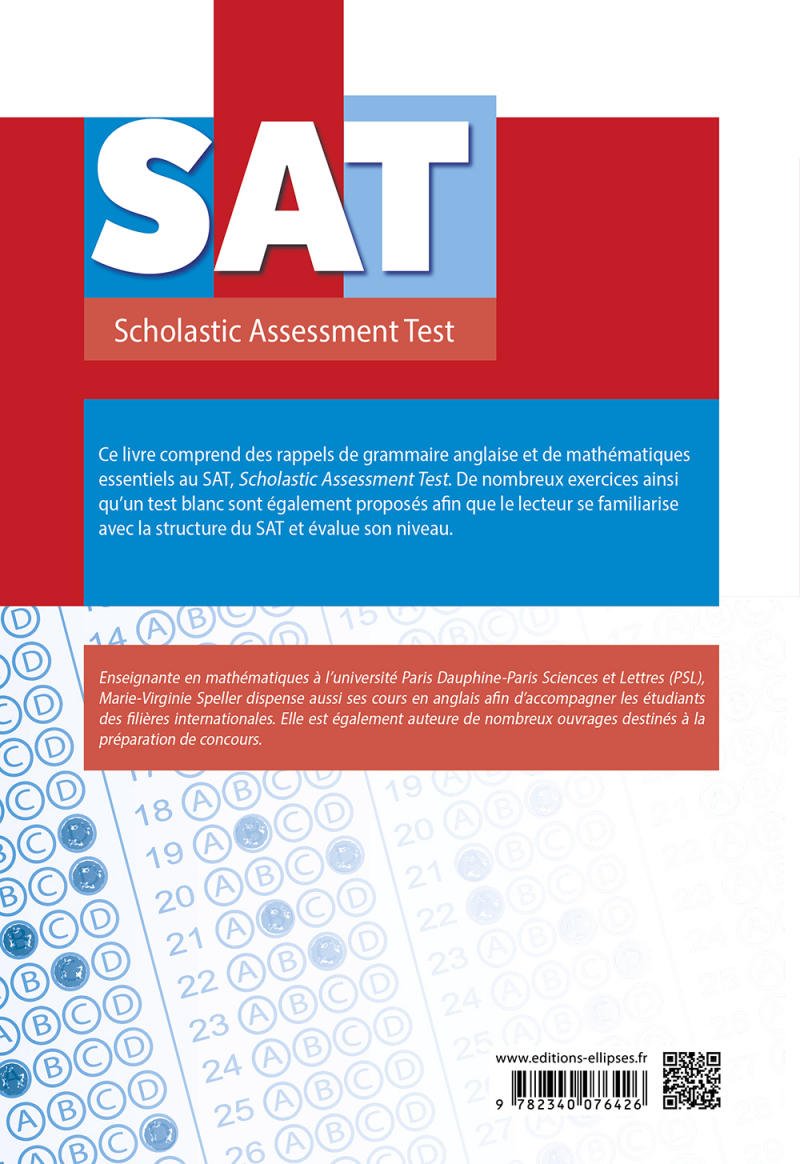 SAT - Scholastic Assessment Test