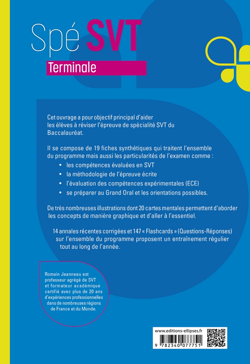Spé SVT - Terminale - Cours synthétique et visuel avec flashcards et annales corrigées