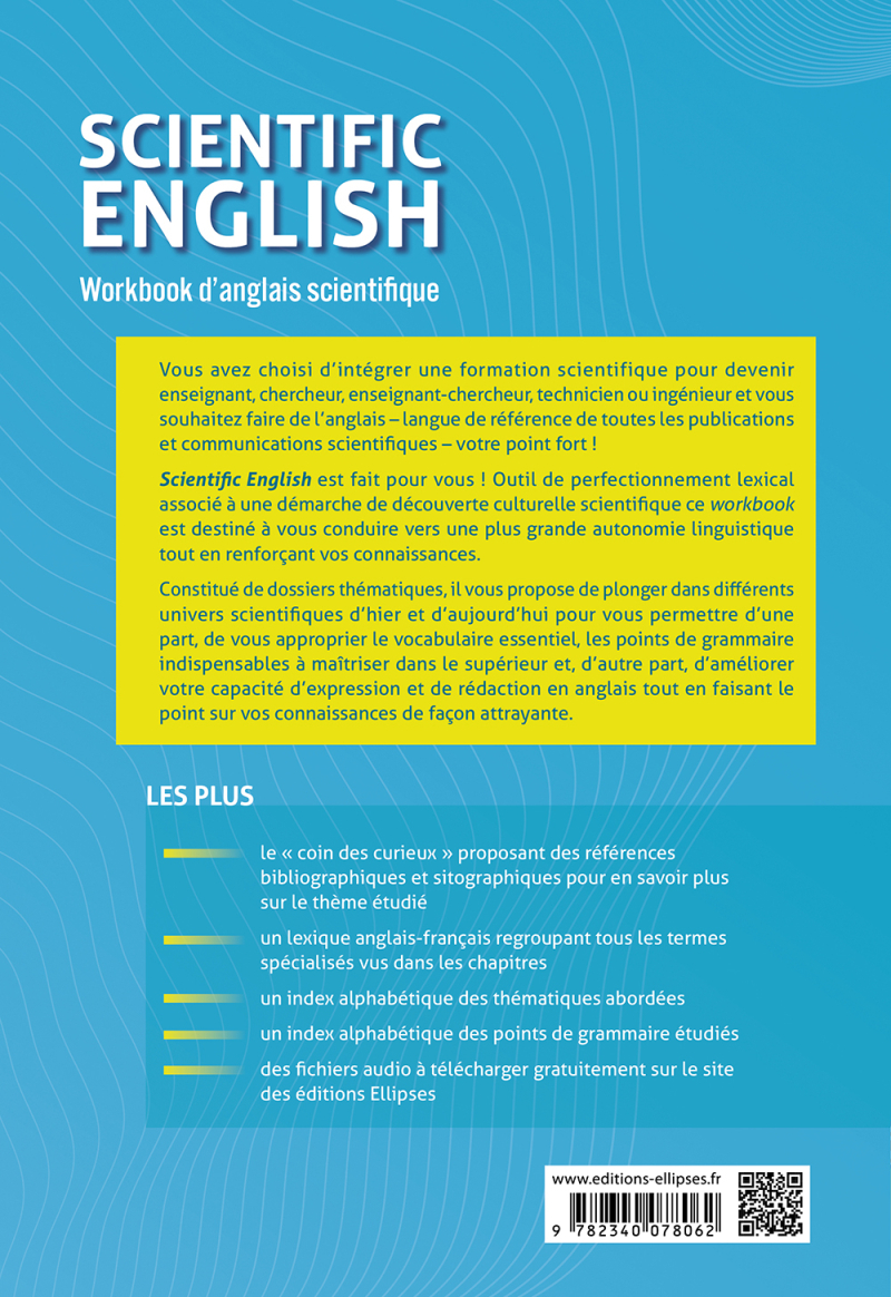 Scientific English - Workbook d'anglais scientifique B1-B2 - Parcours ...