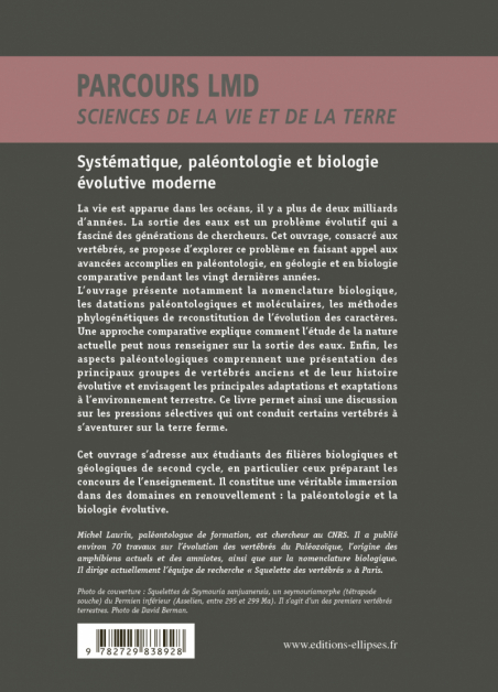 Systématique, paléontologie et biologie évolutive moderne : l'exemple ...