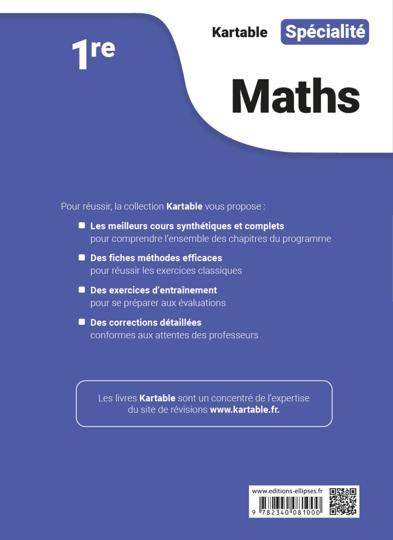 Spécialité Maths - Première