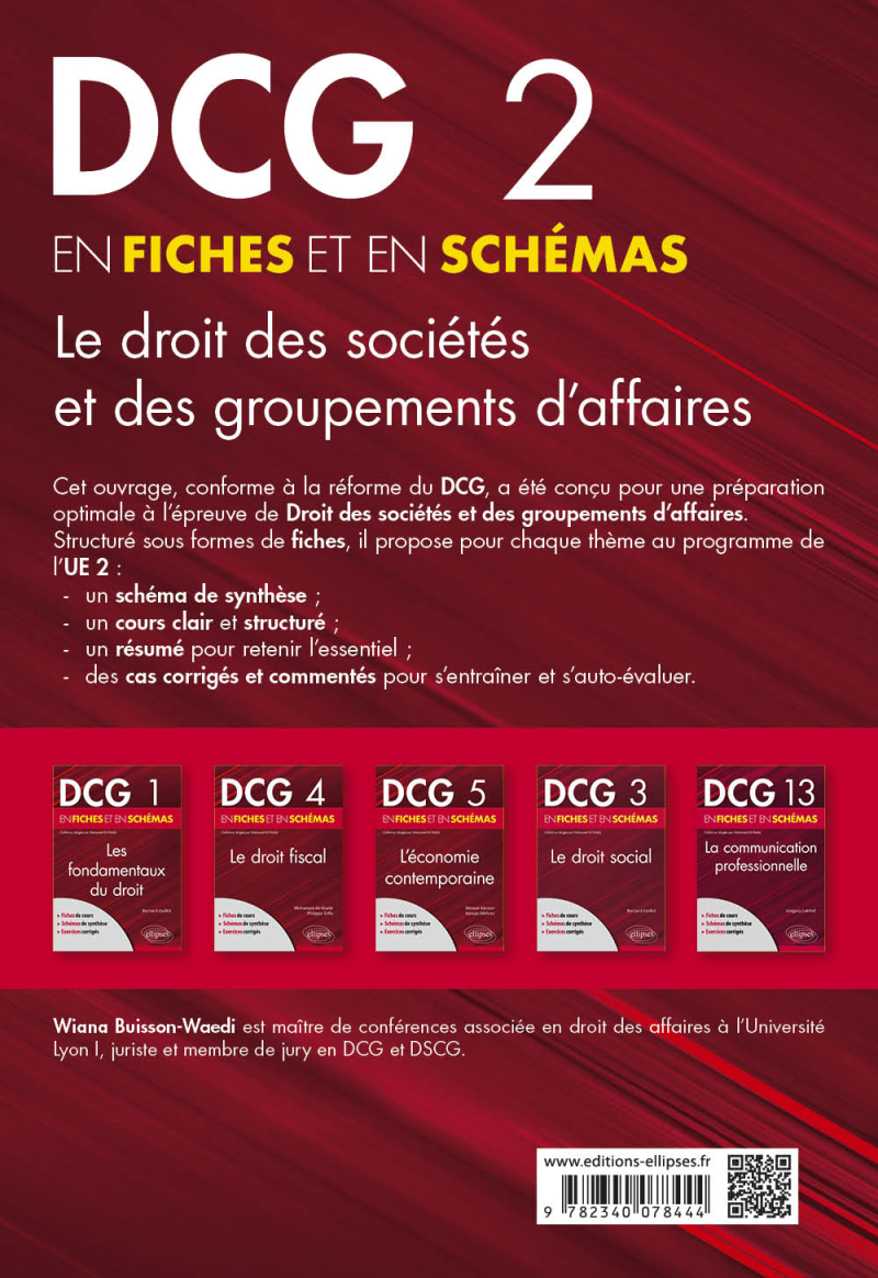 DCG 2 - Le droit des sociétés et des groupements d’affaires en fiches ...