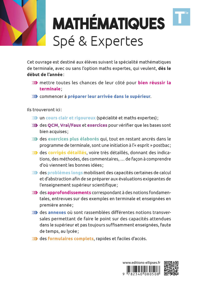 Mathématiques (Spé et Expertes) - Terminale - Approfondissements pour ...