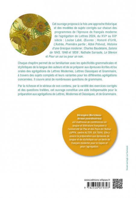 Grammaire et stylistique. Agrégation de Lettres 2024 - Louise Labé ...