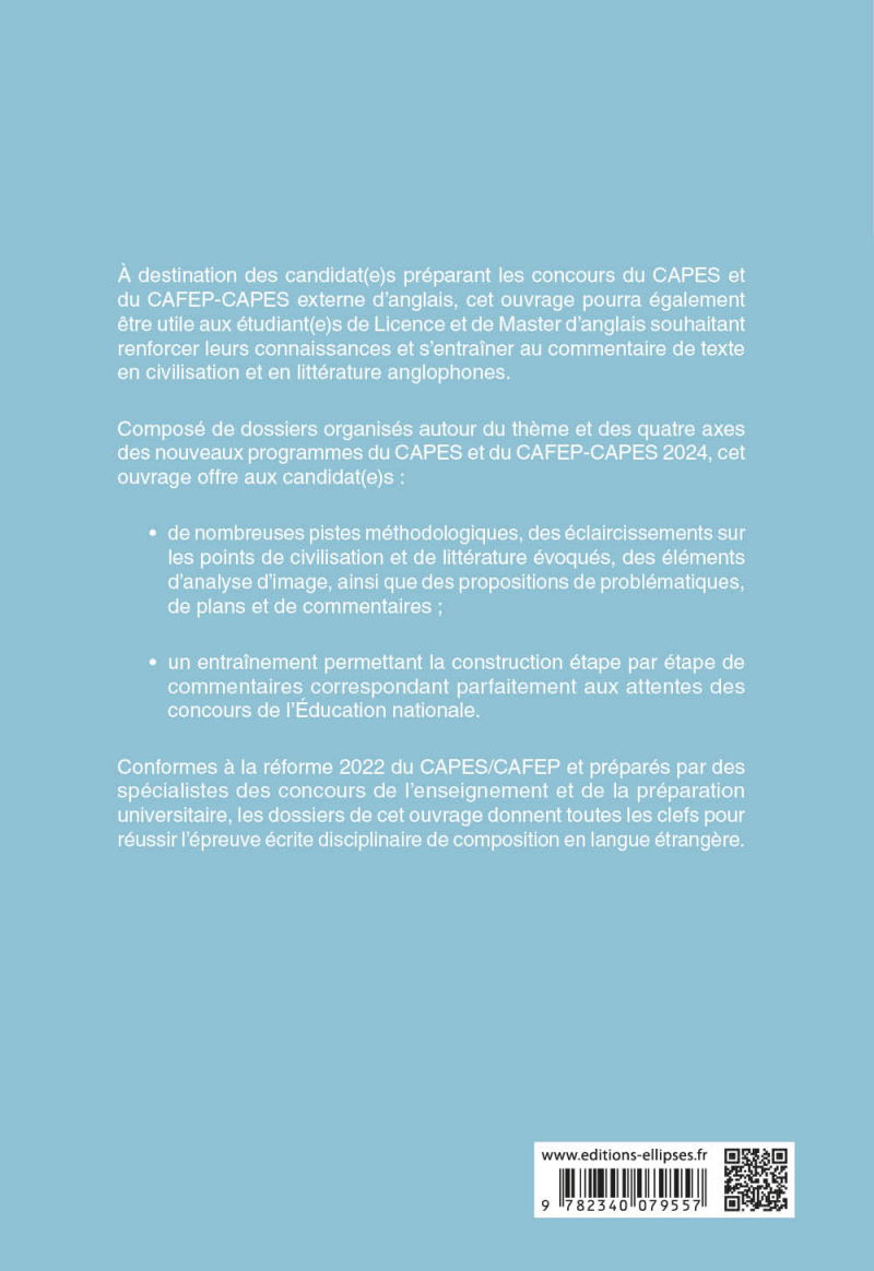CAPES Anglais - Epreuve écrite disciplinaire - La composition - Session 2024 - Préparation et ...