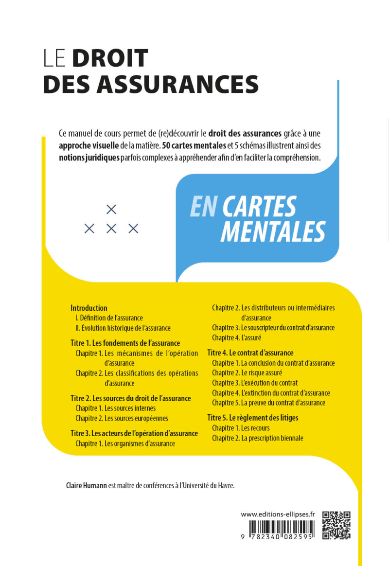 Le droit des assurances en cartes mentales