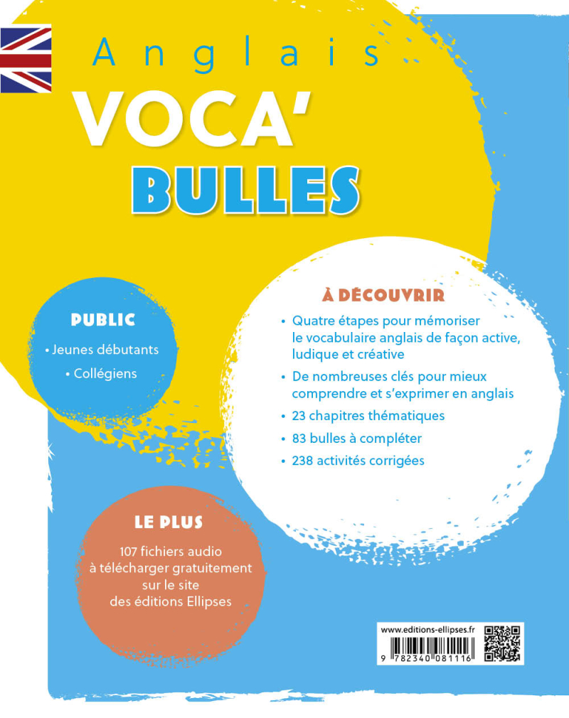 Anglais Voca'Bulles - A1-A2 - Mémoriser le vocabulaire anglais autrement