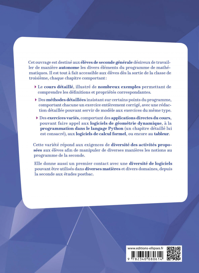 Mathématiques illustrées avec les outils informatiques - Seconde ...