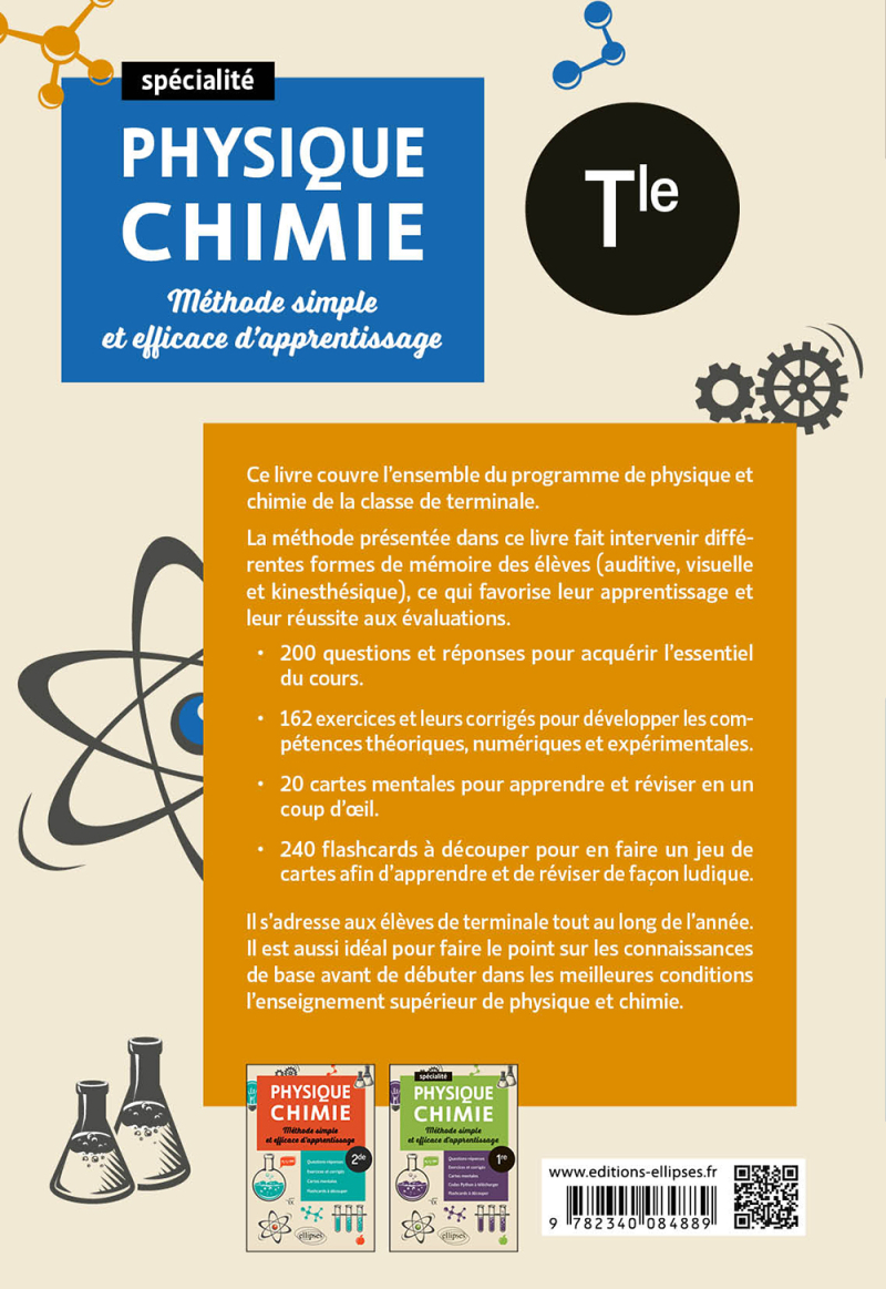 Spé Physique-chimie - Terminale - Méthode simple et efficace d'apprentissage - Questions ...
