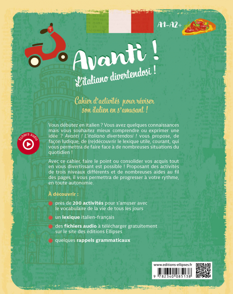 Avanti ! L'italiano divertendosi ! A1-A2+ - Cahier d'activités pour ...