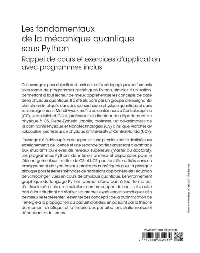 Les fondamentaux de la mécanique quantique sous Python - Rappel de ...