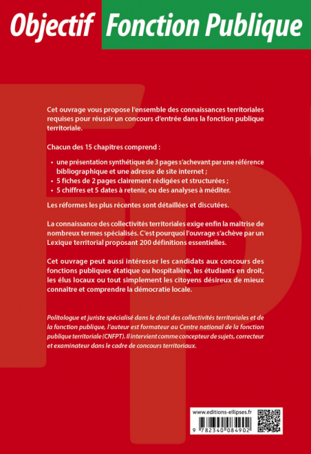 Les collectivités territoriales en 75 fiches - 8e édition