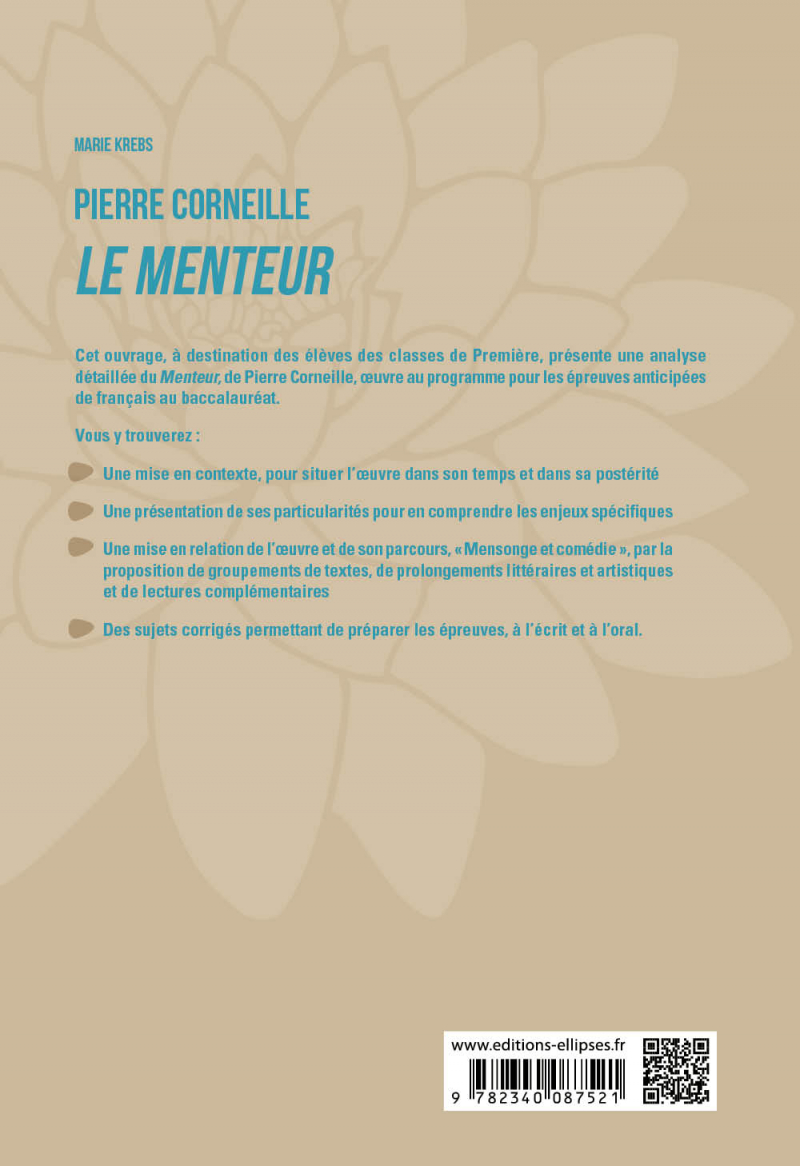 Pierre Corneille, Le Menteur. Parcours : mensonge et comédie - Français ...