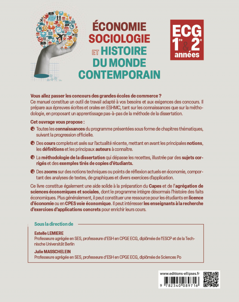 Économie, Sociologie et Histoire du monde contemporain - 1re et 2e années ECG - Cours ...