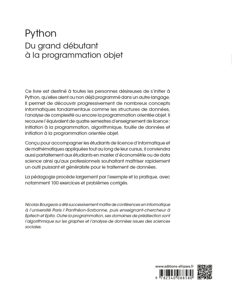 Python, du grand débutant à la programmation objet - Cours et exercices ...