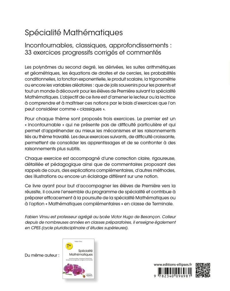 Première – Spécialité mathématiques - Incontournables, classiques ...