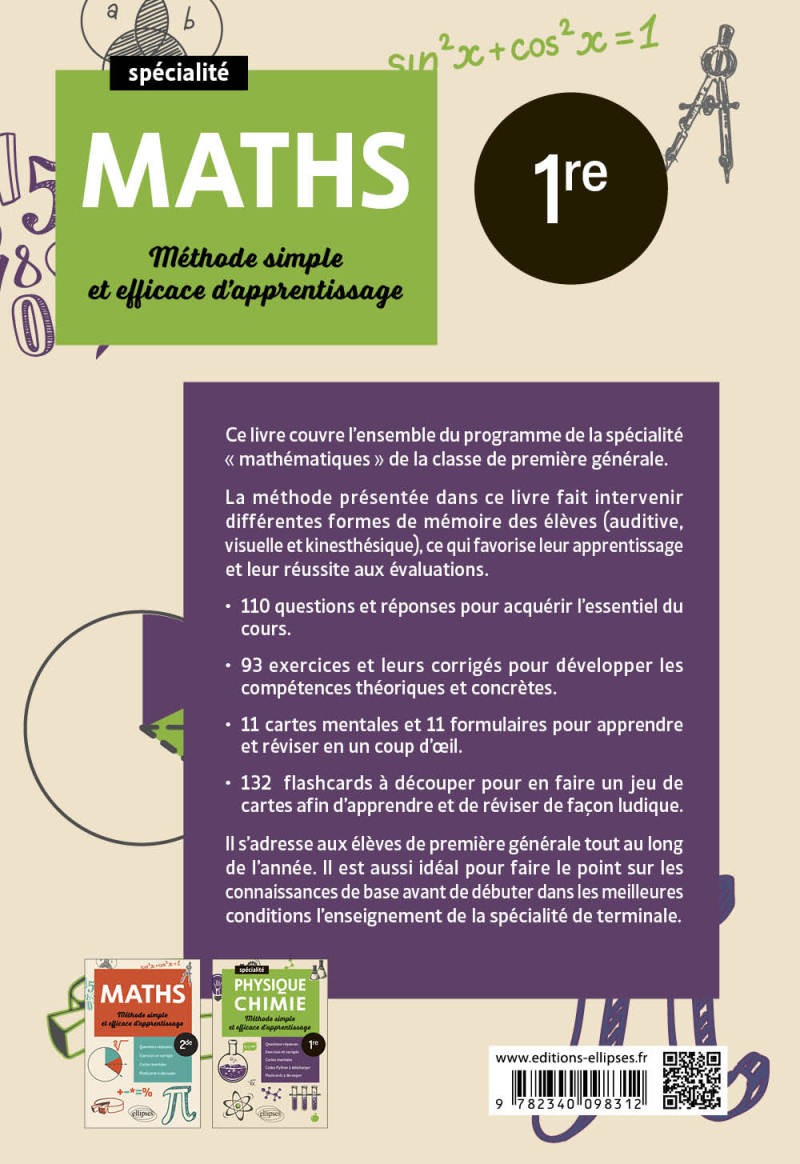 Spécialité Maths - 1re - Méthode simple et efficace d'apprentissage