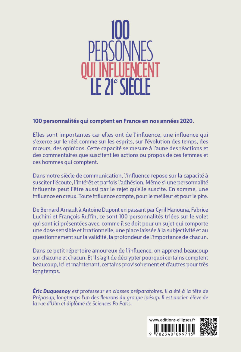 100 personnes qui influencent le 21e siècle - Culture générale ...