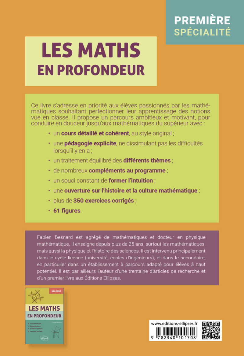 Les Maths en profondeur - Spé 1re - Cours développé - Démonstrations ...