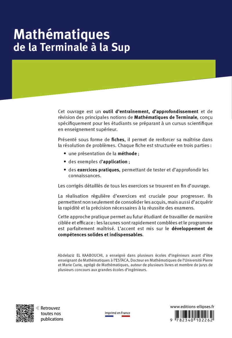 Mathématiques de la Terminale à la Sup - 90 fiches-méthodes, 333 ...