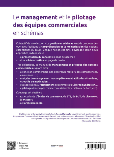 Le management et le pilotage des équipes commerciales en schémas