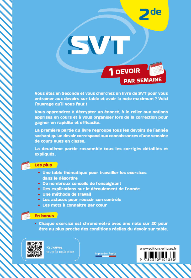 SVT - Seconde - Devenir incollable en devoirs sur table