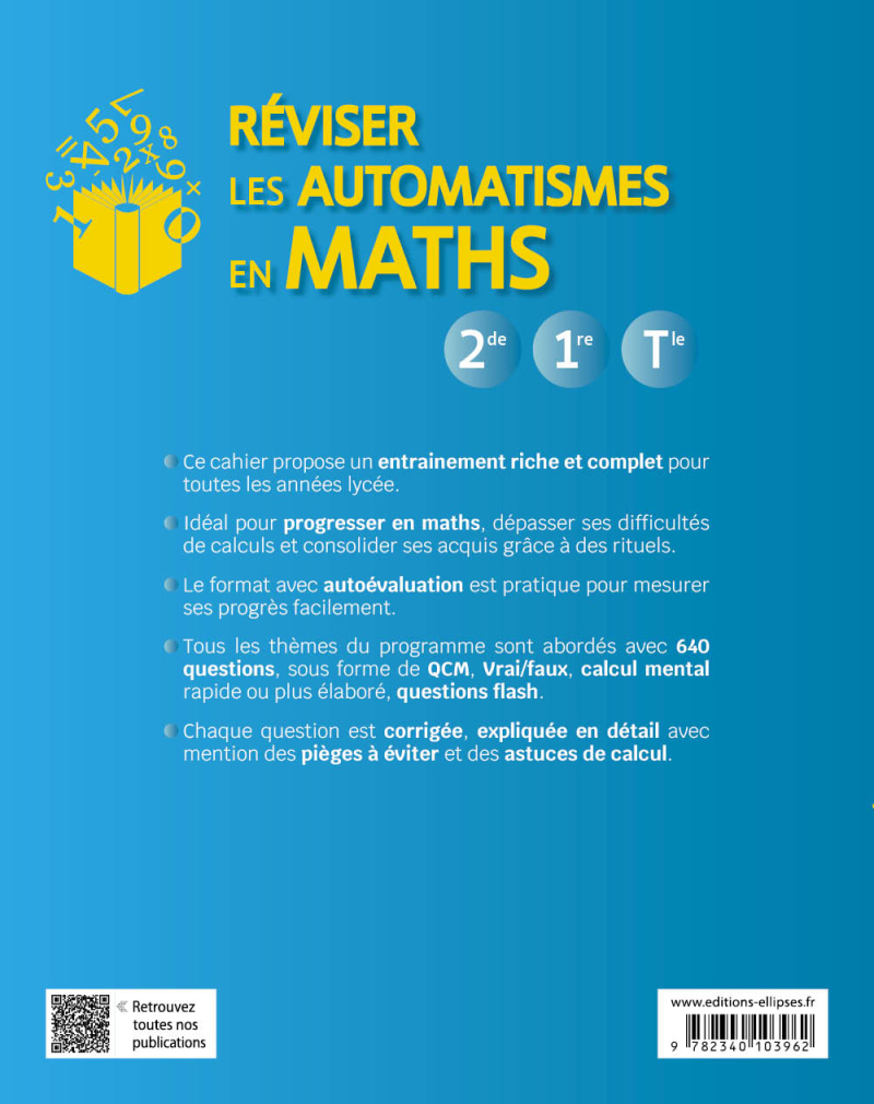 Réviser les automatismes en Maths (2de-1re-Tle)